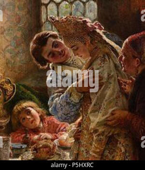 A Boyar Wedding Feast (Konstantin Makovsky, 1883) Google Cultural ...