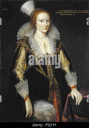 Margaret Graham, Lady Napier, d. c 1626. Sister of 1st Marquess of ...