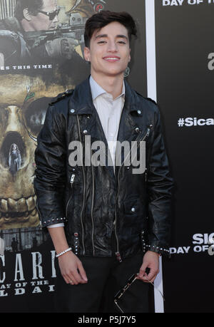 Elijah Rodriguez at the "Sicario: Day Of The Soldado" Los Angeles ...