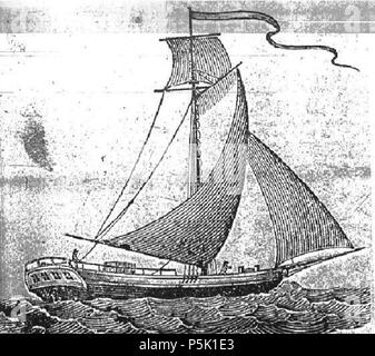 18th-century packet boat used for postal service Stock Photo - Alamy