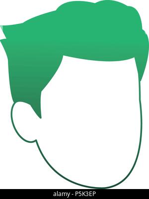 Young man faceless green lines Stock Vector Image & Art - Alamy