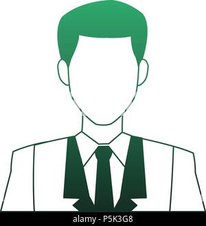 Executive businessman cartoon green lines Stock Vector Image & Art - Alamy