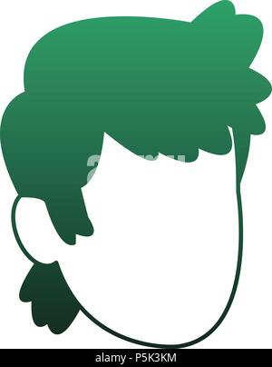 Young man faceless green lines Stock Vector Image & Art - Alamy
