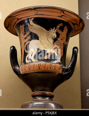 Attic Red-Figure Calyx Krater Fragment. Attributed to Syleus Painter ...