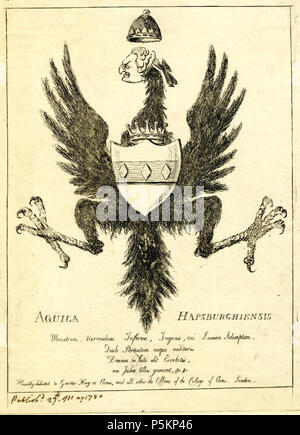 Coat of arms with double-headed eagle and shield symbols of the city of ...