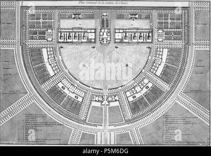 Arc-et-Senans - Plan de la saline royale Stock Photo - Alamy