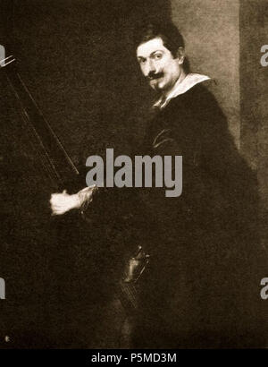 Anton Van Dyck - Man with a Lute Stock Photo - Alamy