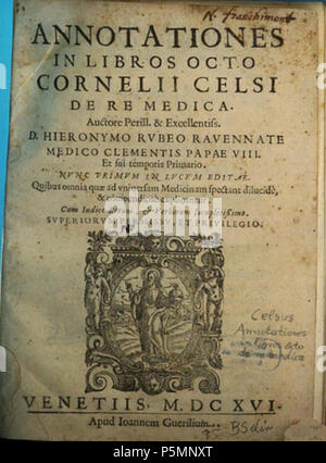 Aulus Cornelius Celsus Stock Photo - Alamy