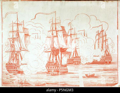BATTLE OF TRAFALGAR, 1805. /n'The Battle of Trafalgar, 21 October 1805 ...