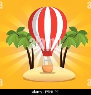 summer sale with balloon air hot Stock Vector Image & Art - Alamy