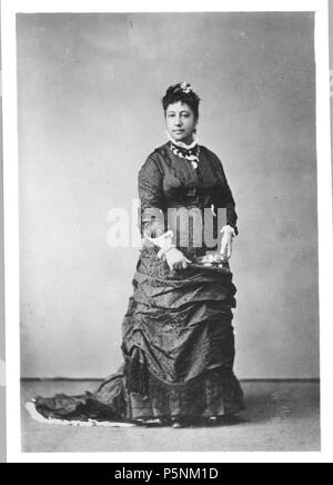 N/A. English: Bernice Pauahi Bishop wearing a necklace of pearls ...