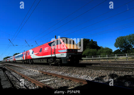 LNER train 82215, London and North Eastern Railway, East Coast Main Line Railway, Peterborough ...