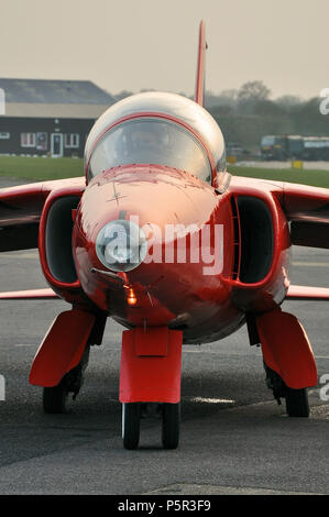 Gnat Display Team of ex Royal Air Force Folland Gnat jet trainer planes ...