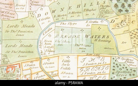 A map of Tottenham. A Map of the Parish of Tottenham in the County of ...