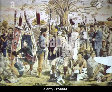 Capt. Butler and assembled Nagas Stock Photo - Alamy