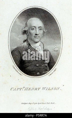 . English: Portrait of Captain Henry Wilson of the East India Company ...