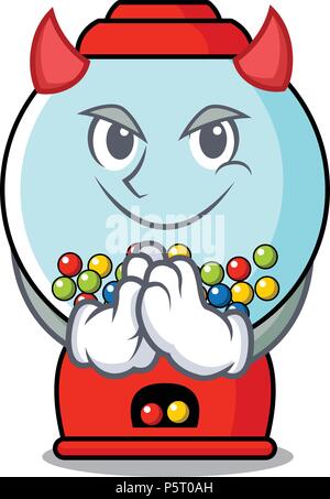Angry gumball machine mascot cartoon Stock Vector Image & Art - Alamy