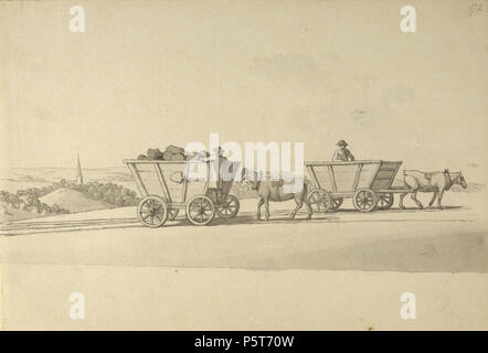 Chaldron Wagons, opposite Ryton, Northumberland by Samuel Heironymus ...