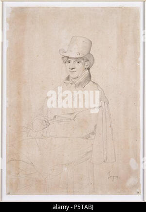 Chauvin par Ingres 1814 Stock Photo - Alamy