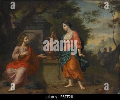 Caspar Jacob van Opstal (II) - Holy family with Young St John the ...
