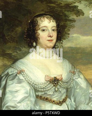 Charlotte Stanley, Countess of Derby (1599-1664) on engraving from 1827 ...
