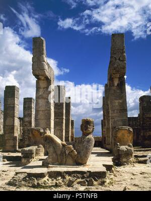 ESCULTURA DE CHAC MOOL-MAYA-PROCEDE DE CHICHEN ITZA-S X DC. Location ...