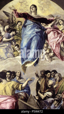 This detail of El Greco's painting, 'The Virgin of the Immaculate ...