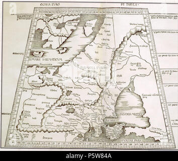 The Eighth Map of Europe by Claudius Ptolemaeus is a historical map ...