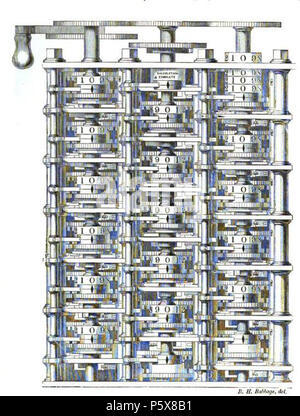 Charles Babbage's Difference Engine No 1, prototype calculating machine ...