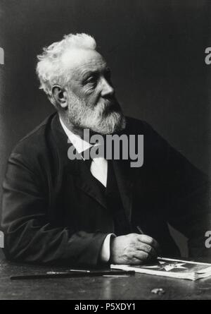 Portrait de Jules Verne Stock Photo - Alamy