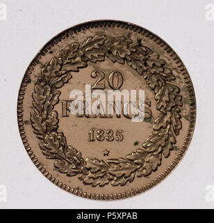 N/A. Français : Pièce belge de 1/2 franc de 1834 (Léopold Ier - tête ...