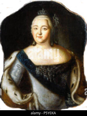 A portrait of Elizabeth of Russia by artist A. Antropov, housed in the ...