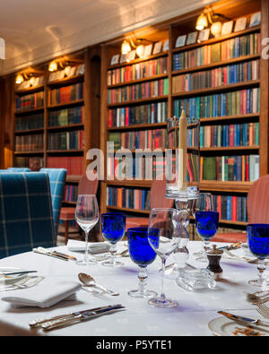 Antique dining room table at the historic farmhouse at Hueston Woods ...