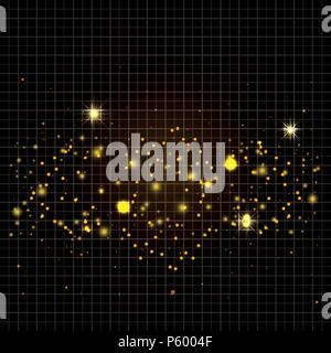 molecule structure chemical golden pattern Stock Vector Image & Art - Alamy