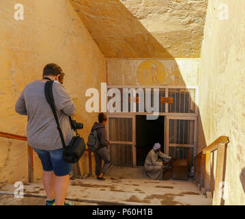 An ancient burial chamber at the 'Tomb of the Kings' necropolis in ...