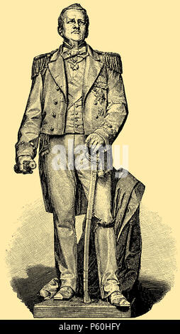 Portrait of Prince Adalbert of Prussia (1811-1873), 1842 Stock Photo ...