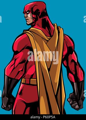 Man standing full length rear view vector isolated Stock Vector Image ...