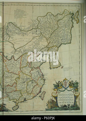 A general map, including China, Chinese Tartary, and Tibet. The map is ...