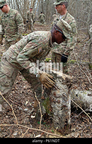 Infantryman from the HHT, 2nd Squadron, 104th Calvary Regiment, 56th ...