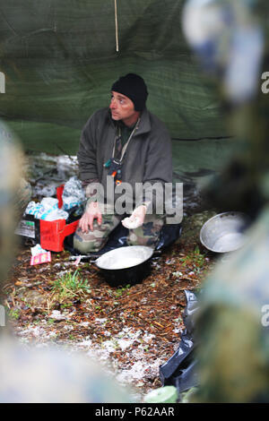 French Commando WO Laurent Lavigne Commando survival skills instructor ...