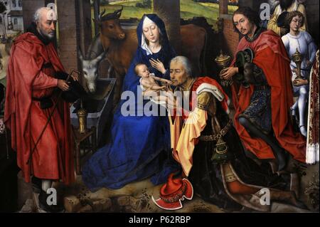Saint Columba Altarpiece (central panel Stock Photo - Alamy