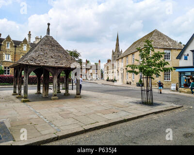 Oakham town Buttercross Market square Oakham Rutland England UK GB ...