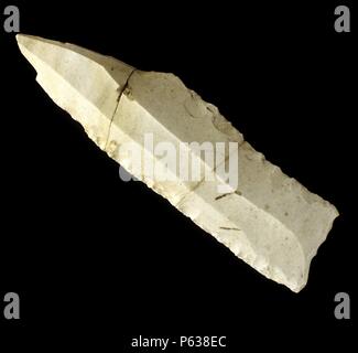 BURIL. PALEOLITICO. (DEPOSITO: MUSEO ARQUEOLOGICO NACIONAL Stock Photo ...