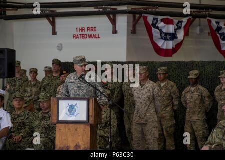Command Sgt. Maj. Mark Horn, command sergeant major of the 36th ...