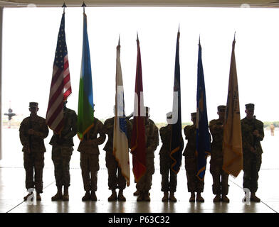 Command Sgt. Maj. Mark Thornton (right), command sergeant major of the ...