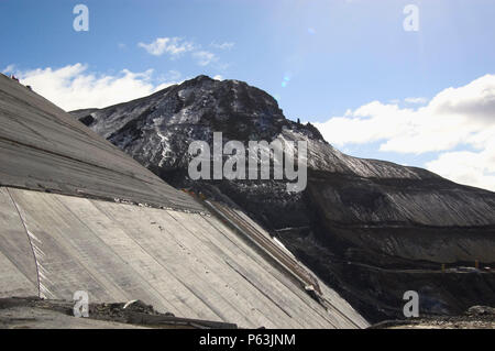The Karahnjukar dam in Iceland is the highest dam in Europe and the ...