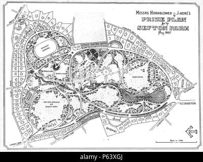 The 1867 design of Sefton Park is a historical landscape plan created ...