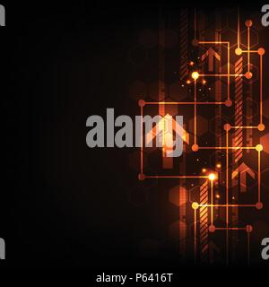 The movement of digital systems around the world Stock Vector Image ...