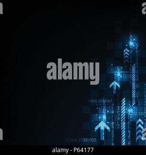 The movement of digital systems around the world Stock Vector Image ...
