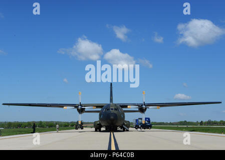375th Logistics Readiness Squadron members transfer three munitions ...